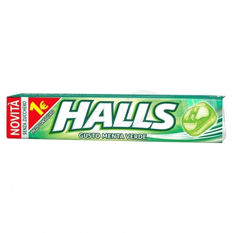 vendita HALLS STICK MENTA VERDE S.Z. PZ.20 Mondelez online | Dolciaria ...