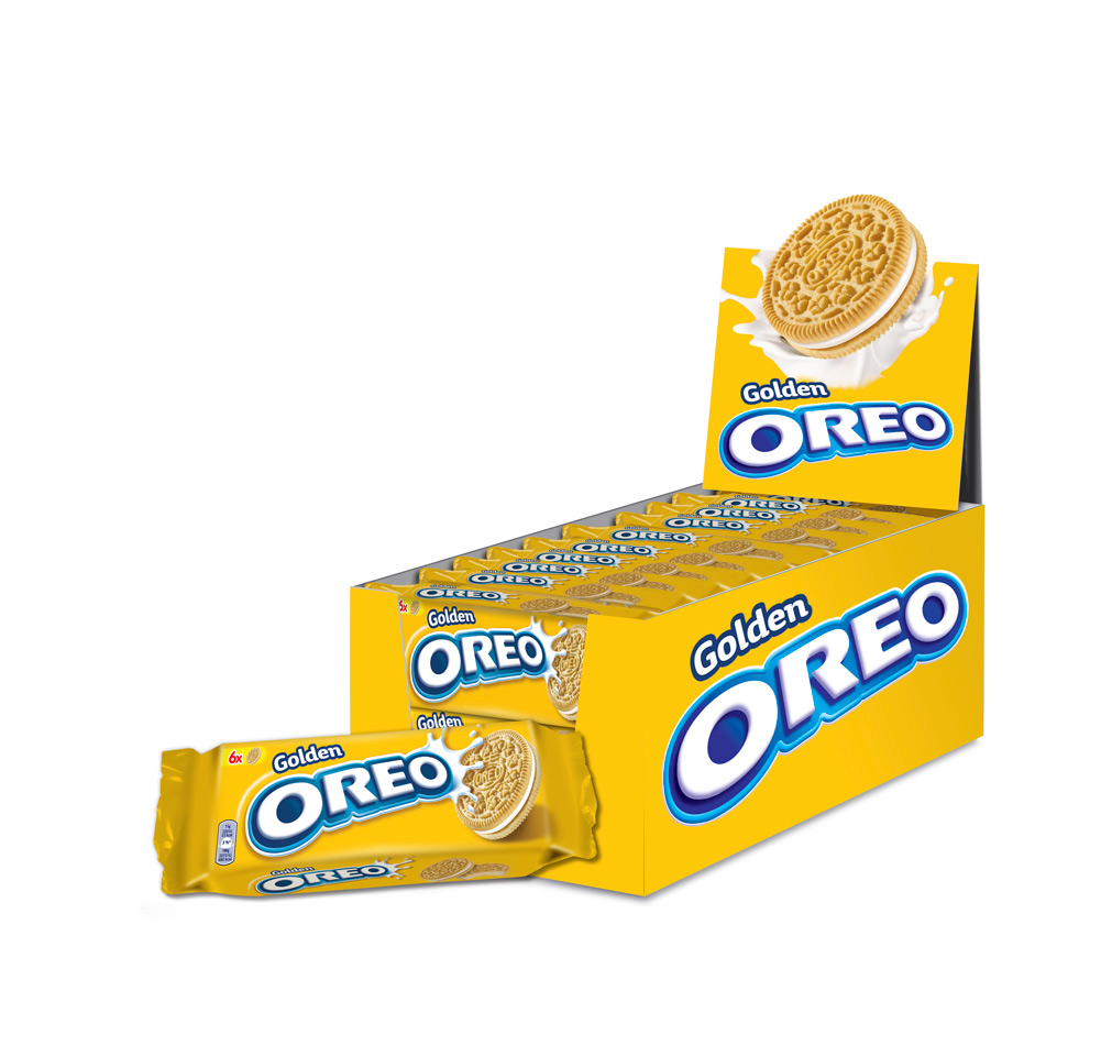 vendita OREO GOLDEN Pz.20 GR.66 Mondelez online | Dolciaria Shop ...