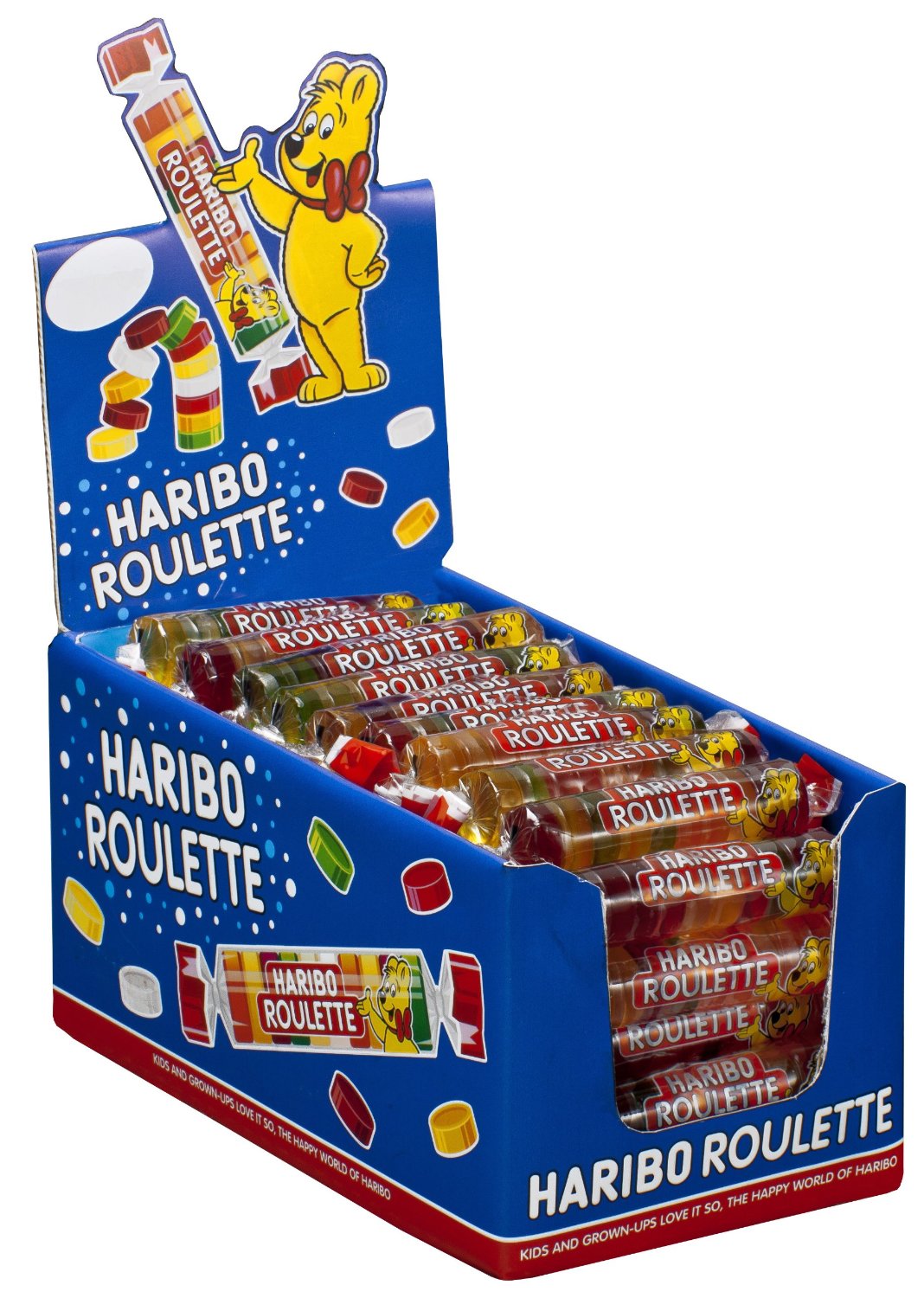 vendita HARIBO ROULETTE GR.25 PZ.50 Haribo online | Dolciaria Shop ...