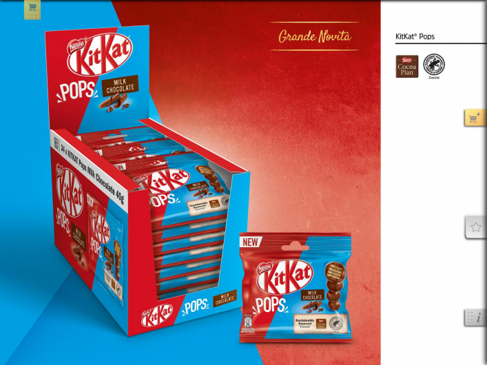 vendita POPS KIT KAT Pz.24 GR.40 Nestlè Banco online | Dolciaria Shop ...